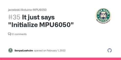 It Just Says Initialize MPU6050 Issue 35 Jarzebski Arduino MPU6050 GitHub