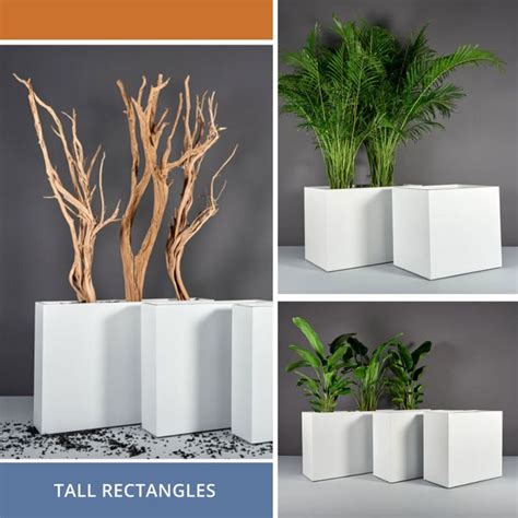 Rectangular Planters And Commercial Planter Boxes At Wholesale