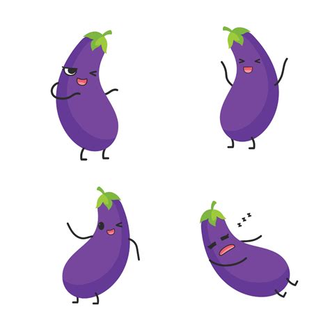 Free Eggplant Emoji Vector Template To Edit Online