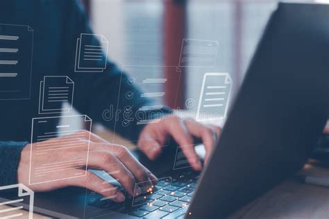 Documentation Management System Concept Stock Image Image Of Iocns