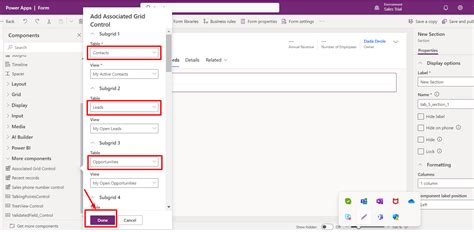Associated Grid Control Component In Dataverse Nebulaa It Solutions
