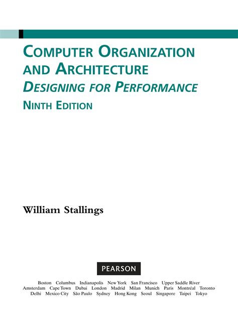 Solution Computer Organization And Architecture 9th Edition William