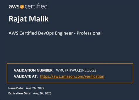 Rajat Malik On Linkedin Aws Awscertified Awsdevops Awscommunity