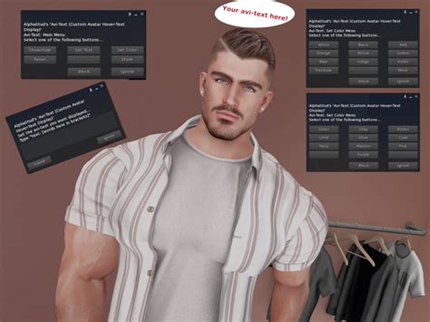 Second Life Marketplace Avi Text Custom Avatar Hover Text Display