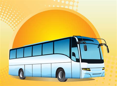 Clip Art Tour Bus