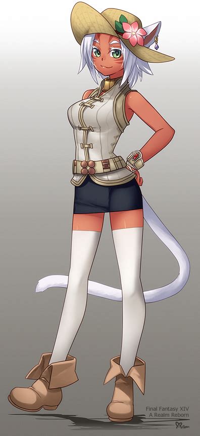 Miqo Te Final Fantasy And More Drawn By Hazuki Gean Danbooru