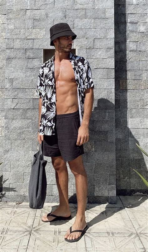 Nice Summer Style Beach Outfit Men Vacation Outfits Men Summer