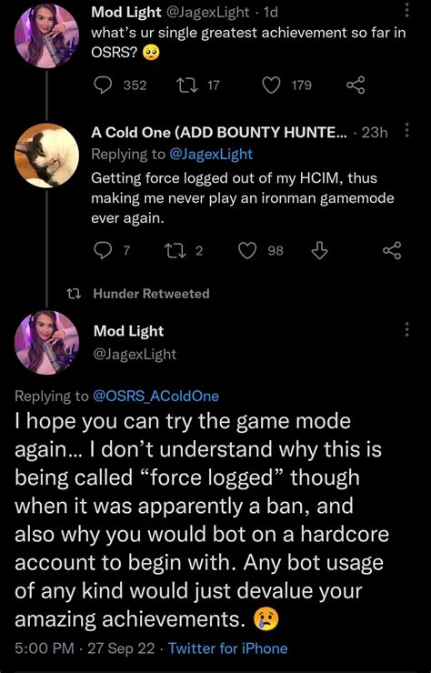 mod light with the shutdown r 2007scape
