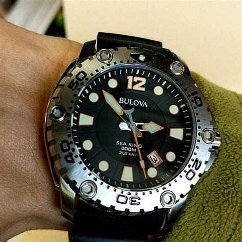 Bulova Sea King Watch W Precisionist 262 Khz High Frequency Movement