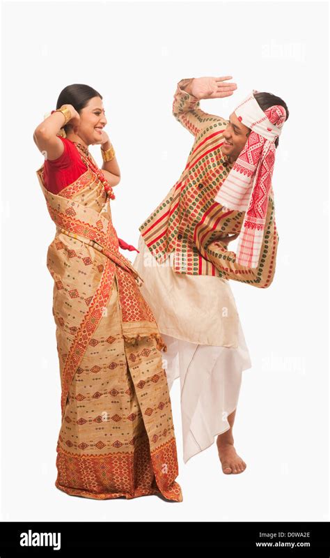 Traditional Bihu Dance Cut Out Stock Images And Pictures Alamy