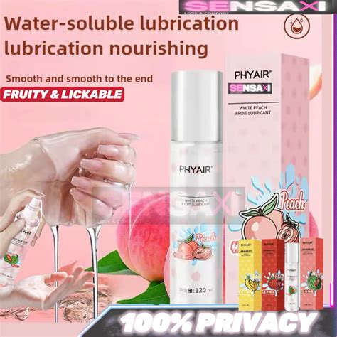 Sensaxi Premium Fruity Gel Pelincir Seks Water Based Lubricant Ky Lubricant Gel Sex Massage Oil