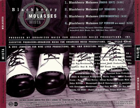 The Crack Factory Mista Blackberry Molasses Promo Cds 1996 Y2h Int