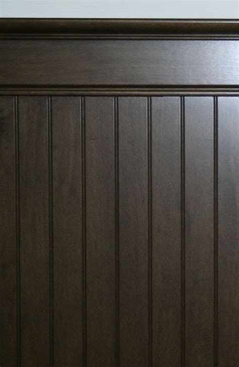 Beaded Hardwood Shiplap Panels Beadboard Wainscoting Stained