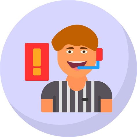 Referee Vector Icon Design 21106826 Vector Art At Vecteezy