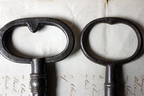 Collection Of Seven Antique Keys Circa 1790 1850 At 1stdibs Antique Keys For Sale