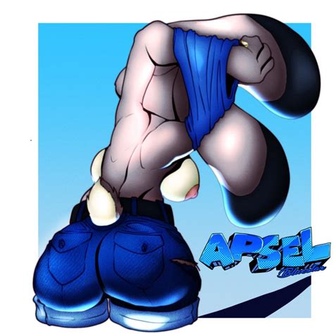Rule 34 Anthro Apsel Bluestar Ass Big Breasts Big Butt Big Ears Bottomwear Breasts Clothing