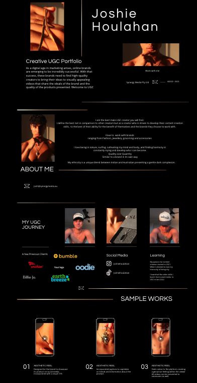 How To Create A UGC Portfolio Examples Step By Step Guide Billo