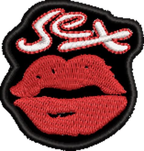 Comprar Patch Bordado Beijo Sex 5x5 Cm Cód5543 A Partir De R1242