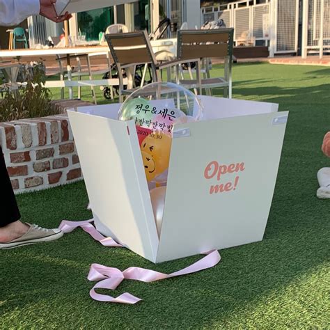 대형 서프라이즈 박스 선물 프로포즈 이벤트 아이디어스