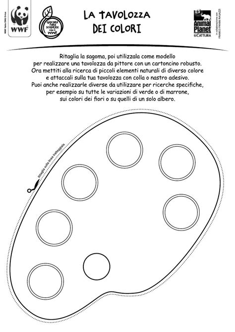 Scheda Didattica Tavolozza Dei Colori Wwf One Planet School