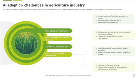 How To Use Ai In Agriculture Ai Adoption Challenges In Agriculture Industry Ai Ss Ppt Presentation
