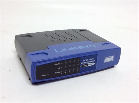 LINKSYS EZXS55W Ethernet Workgroup Switch EtherFast Router Cisco Systems With Po 745883549030 EBay