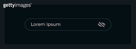 Password text field UI element template 이미지 게티이미지뱅크