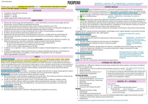 PUERPERIO Karine Bacellar UDocz PUERPERIO Karine Bacellar UDocz