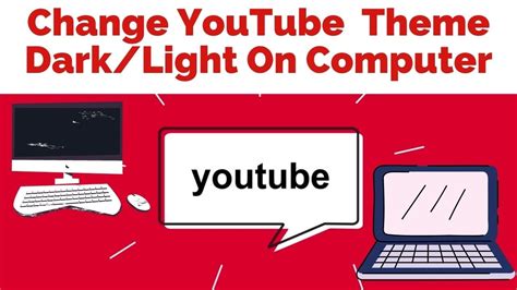 How To Enable YouTube Dark Mode On Computer Change YouTube Theme In Laptop Computer YouTube