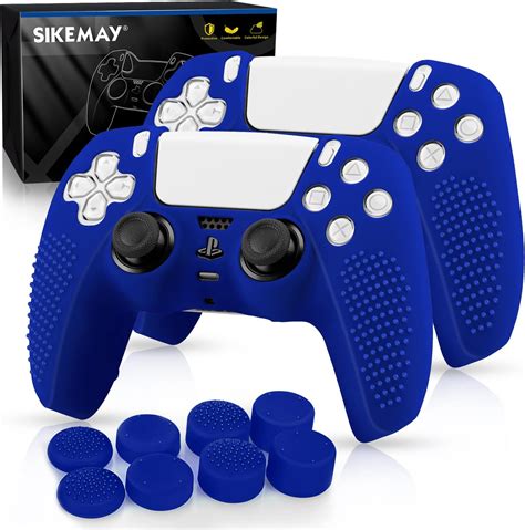 Sikemay 2 Pack Ps5 Controller Skin Anti Slip Thicken