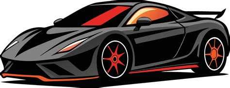 A Cartoon Sports Car On A White Background 59470141 Vector Art At Vecteezy