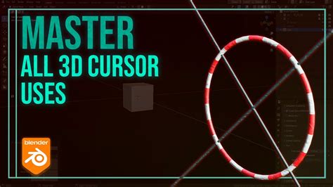 blender 3d cursor tutorial common uses explained youtube