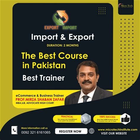 📚🌍📈 Import Export Course 📈🌍📚 🎓 Admission Open 🎓 🏢 Microtech Institute Sialkot Proudly Presents