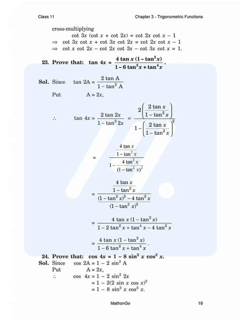Ncert Solutions For Class 11 Maths Chapter 3 Exercise 33 Mathongo