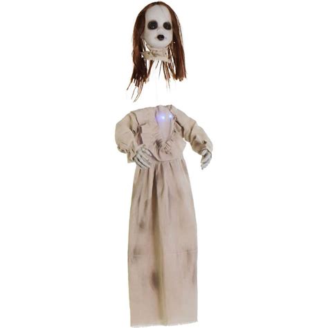 Haunted Hill Farm 39 Ft Animatronic Floating Talking Zombie Girl