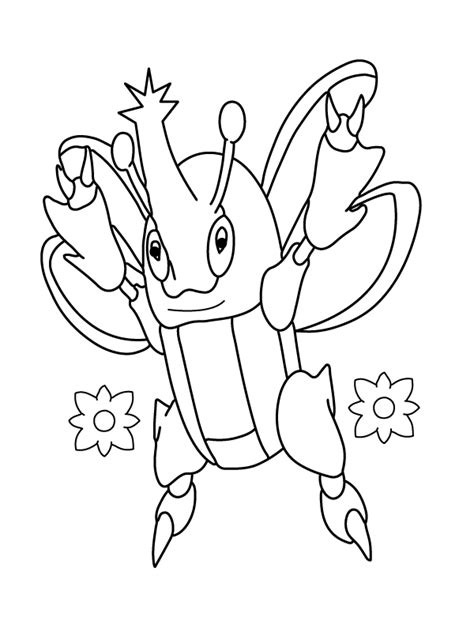 Pokemon Mega Evolution Coloring Page