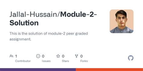 Github Jallal Hussainmodule 2 Solution This Is The Solution Of