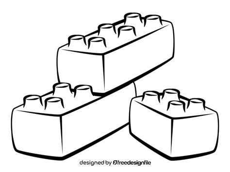 Lego Black And White Clipart Free Download