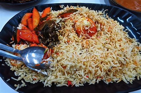 Small Potatoes Make The Steak Look Bigger Deer Briyani And Fried Chicken Livers From Zam Zam