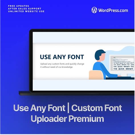 use any font custom font uploader premium wordpress pro plugin