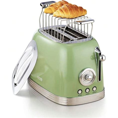 Yongstyle Toaster 2 Slice Roaster Bagel Toaster With Stainless Steel Lid With Bread