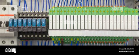 Terminal Of Control Control Panel Assembly With Wire And Terminal Box
