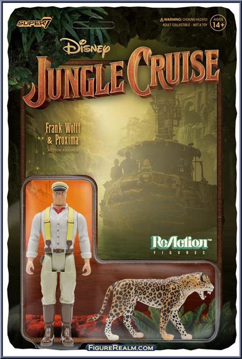 Frank Wolff And Proxima Jungle Cruise Reaction Figures Super7