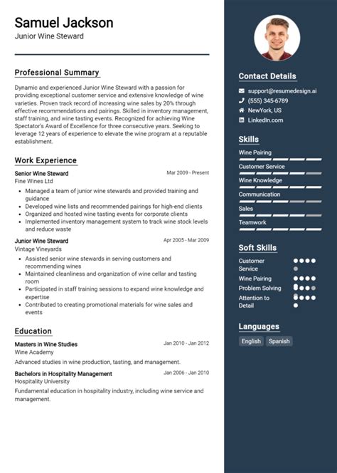 17 Senior Mixologist Resume Examples And Templates For 2025