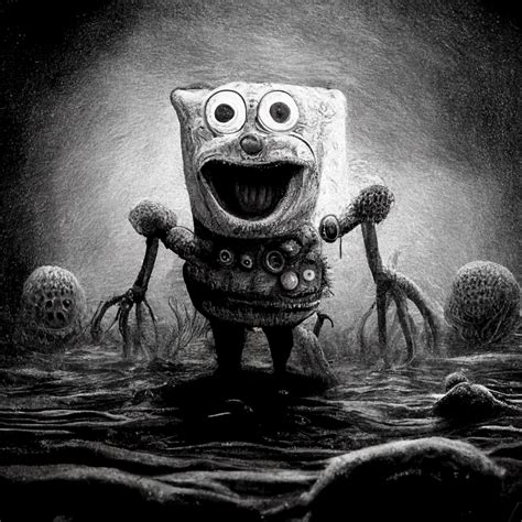Ai Generated Eldritch Horror Spongebob Rcreepy