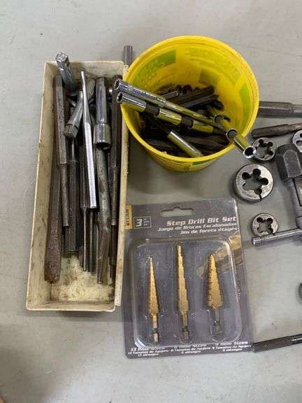 Assorted Tap And Die Bits Punches Yac Auctions