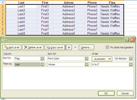 Vba Record Macro Not Recording Proper Sort Code Different Results Than By Manual Method