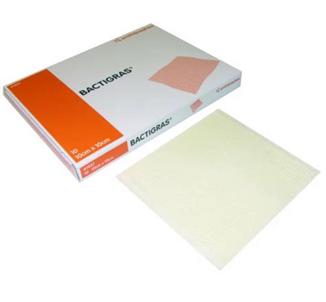 Bactigras Chlorhexidine Acetate Dressing Size 10cm X 10cm At ₹ 21box