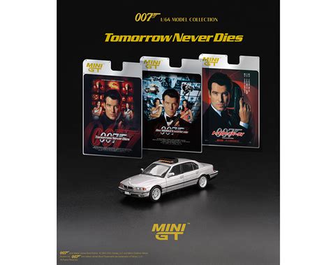 Mini Gt 1 64 Bmw 750il James Bond 007 Tomorrow Never Dies Japanese Packaging Limited Edition