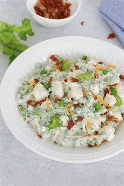 Bacon Ranch Pea Salad